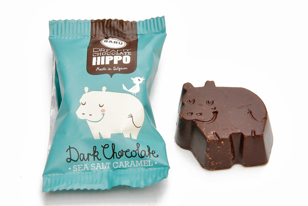 Hippos, Dark Chocolates, Fleur de Sel Caramel | Schokoladen | Die ...